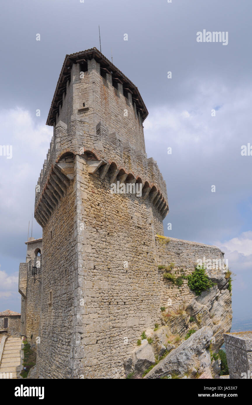 tower, stone, style of construction, architecture, architectural style ...