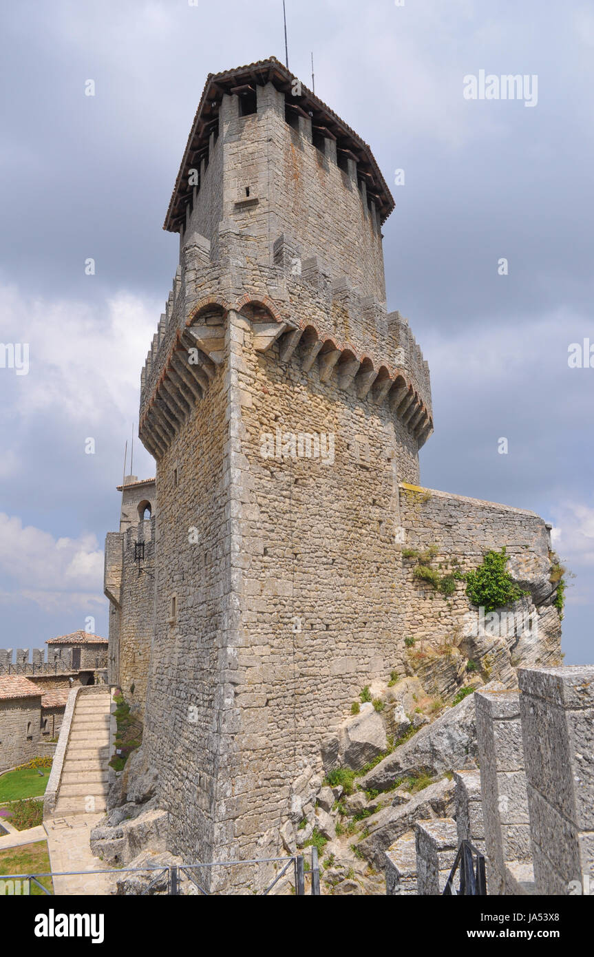 tower, stone, style of construction, architecture, architectural style ...