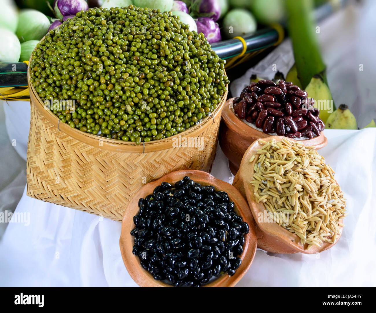 green, grain, harvest, vegetable, mixed, seed, group, pea, cereal, food ...