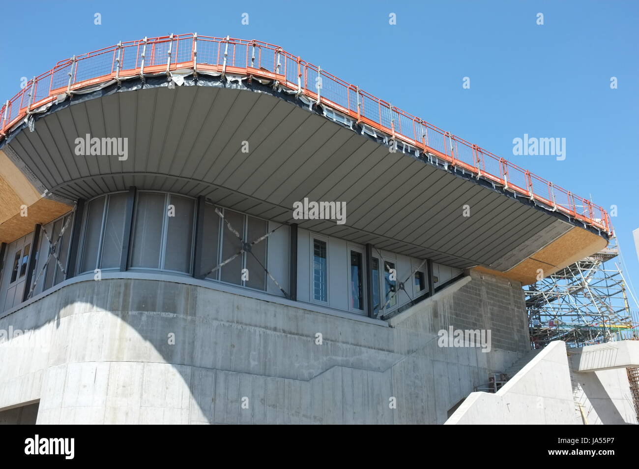 Elizabeth line (Crossrail) construction work underway at Abbey Wood ...