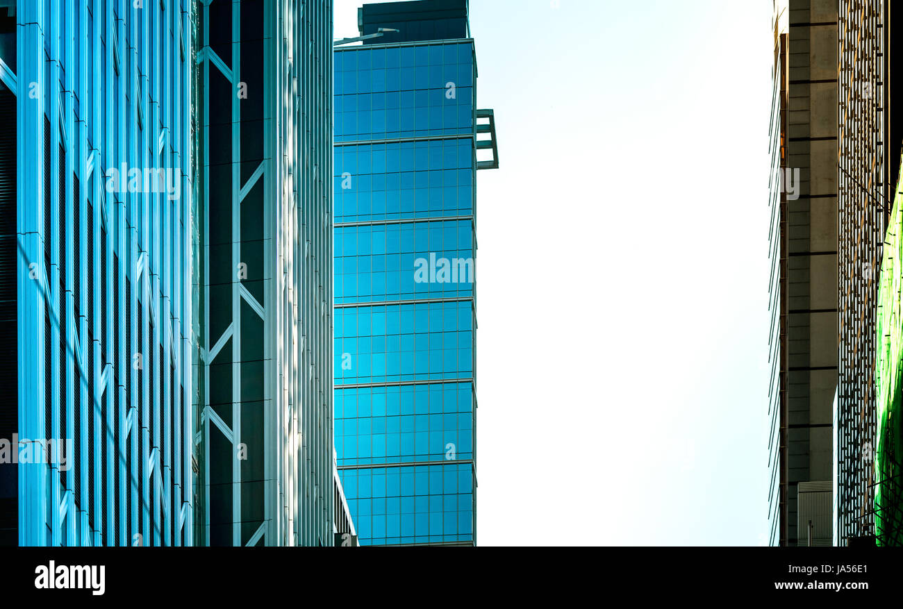 windows of commercial building in Hong Kong Stock Photo - Alamy