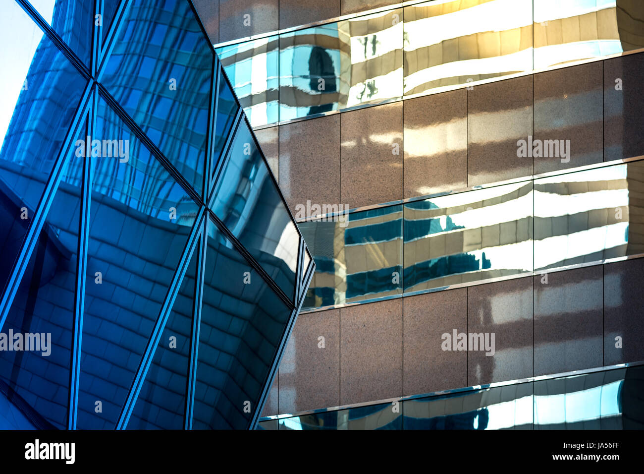 windows of commercial building in Hong Kong Stock Photo - Alamy