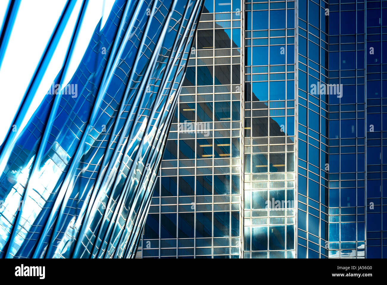 windows of commercial building in Hong Kong Stock Photo - Alamy