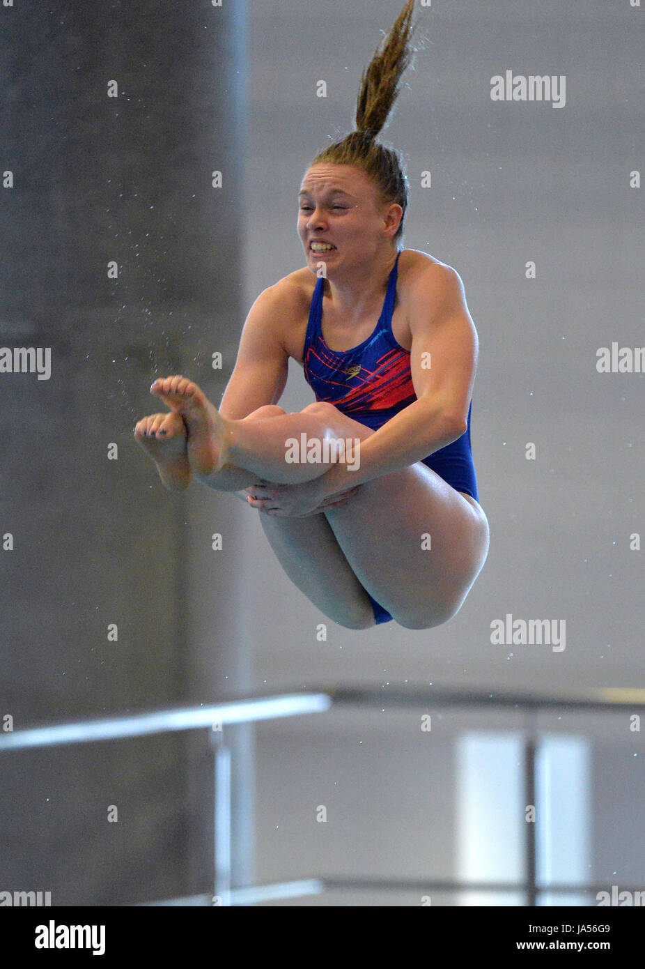 Kayleigh Sinclair competing in the Women's 3m final during the British ...