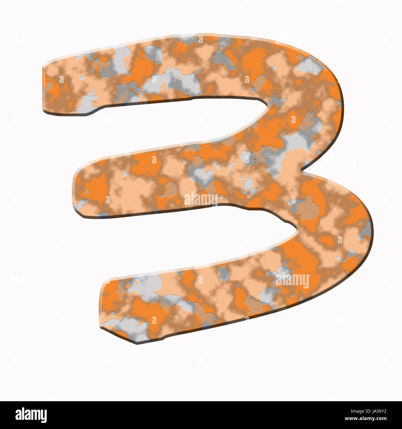 rusty symbols isolated on white background Stock Photo - Alamy