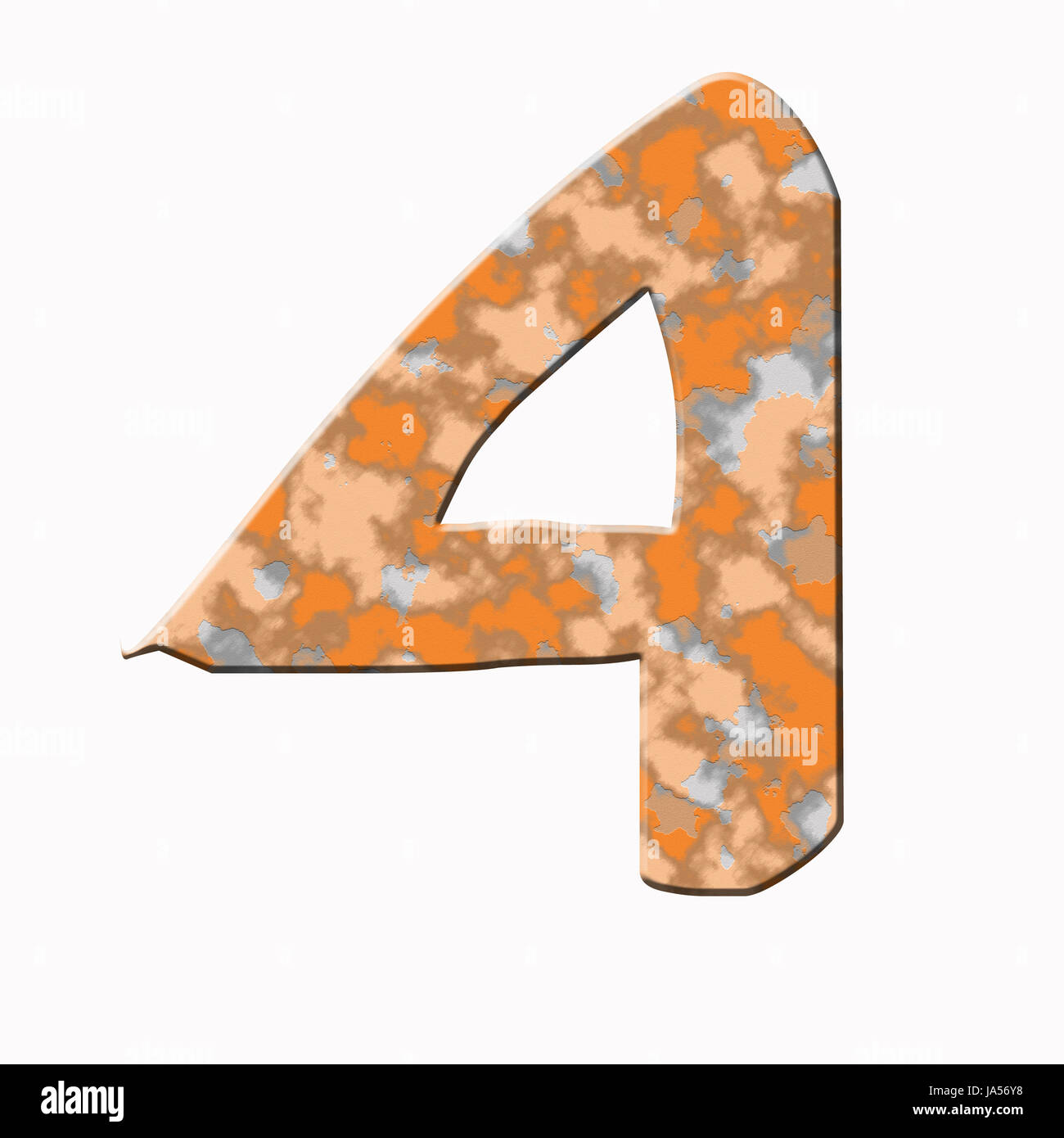 rusty symbols isolated on white background Stock Photo - Alamy