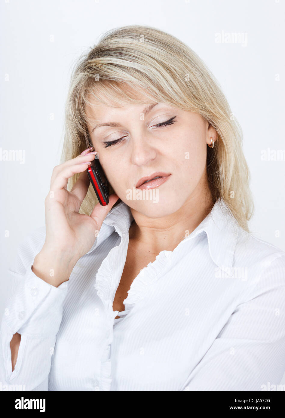 woman, telephone, phone, wait, waiting, call, relaxation, female, face ...