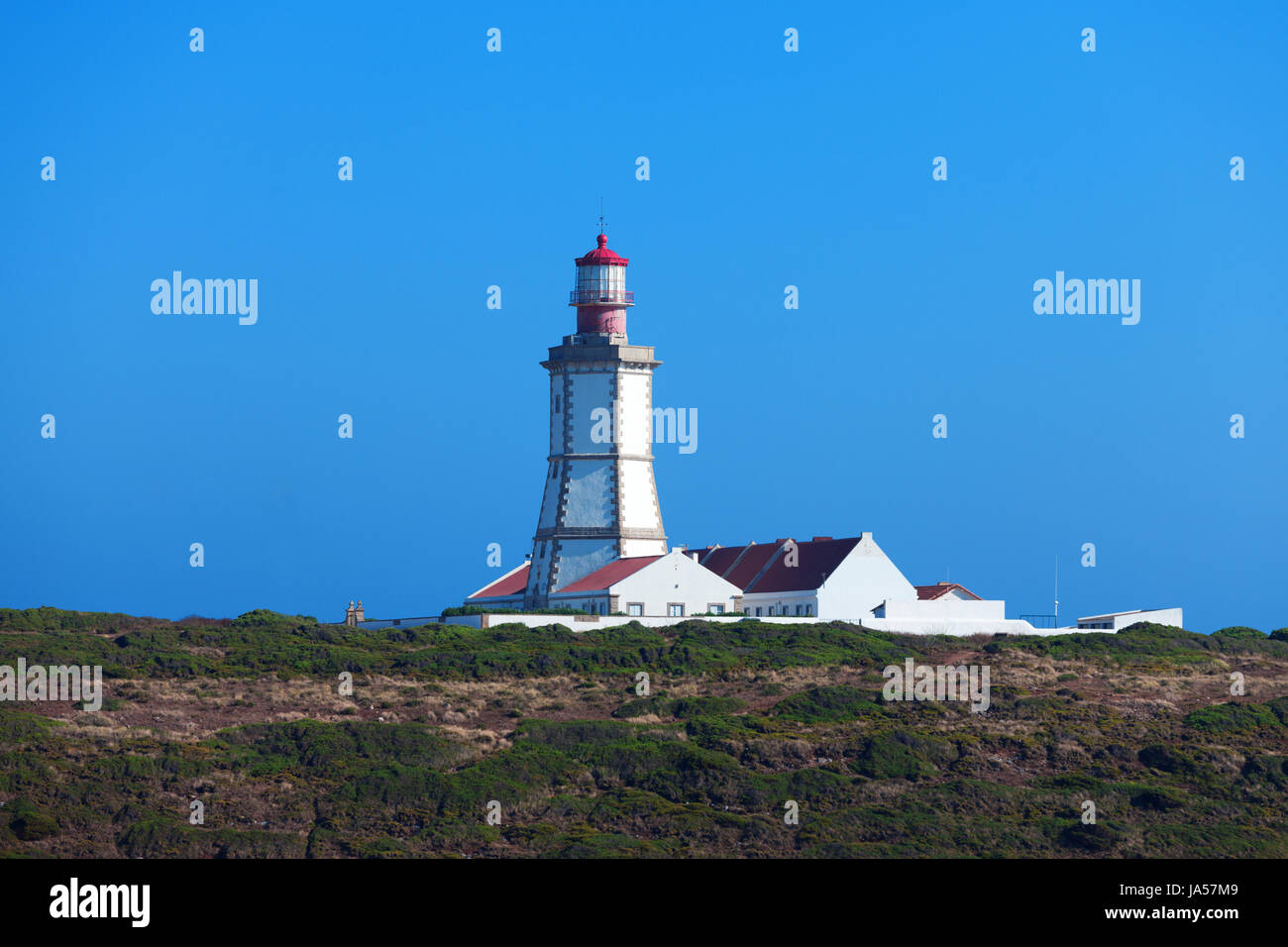 blue, tower, navigation, harbor, dramatic, coast, nautical, beacon ...