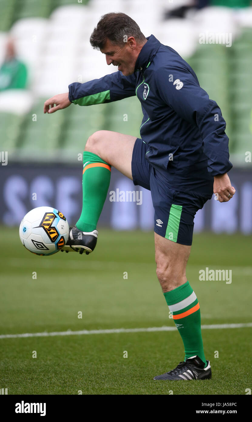 Republic of Ireland assistant manager Roy Keane before the ...