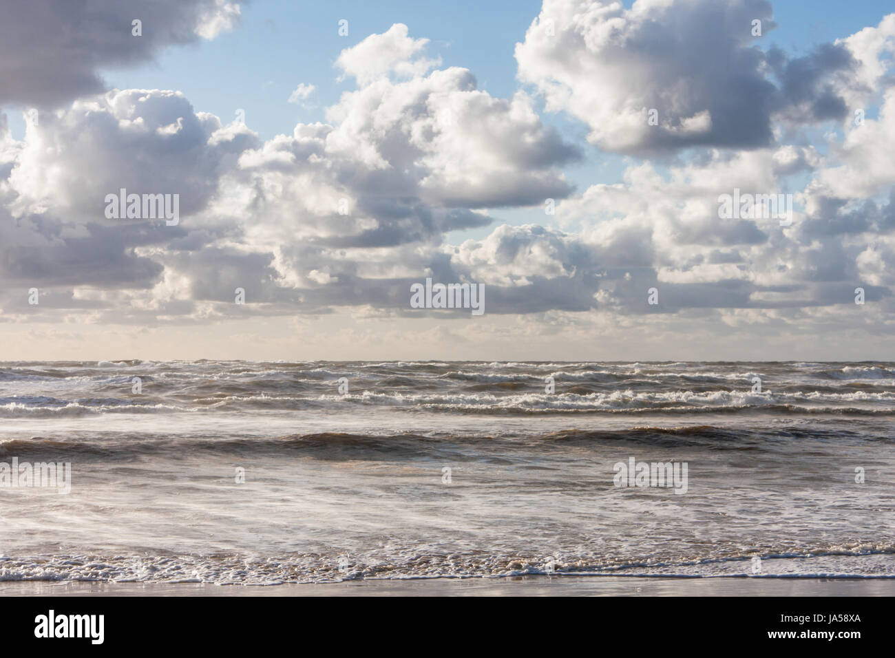 blue, horizon, beach, seaside, the beach, seashore, water, north sea ...