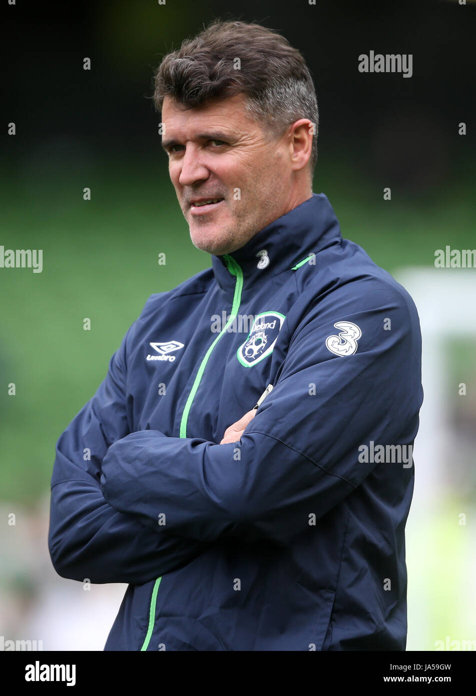 Republic of Ireland assistant manager Roy Keane before the ...
