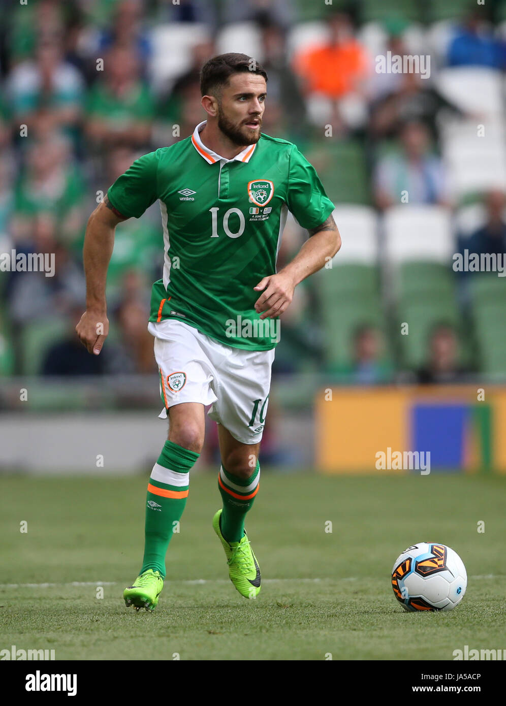 Republic of Ireland's Robbie Brady during the international friendly at ...