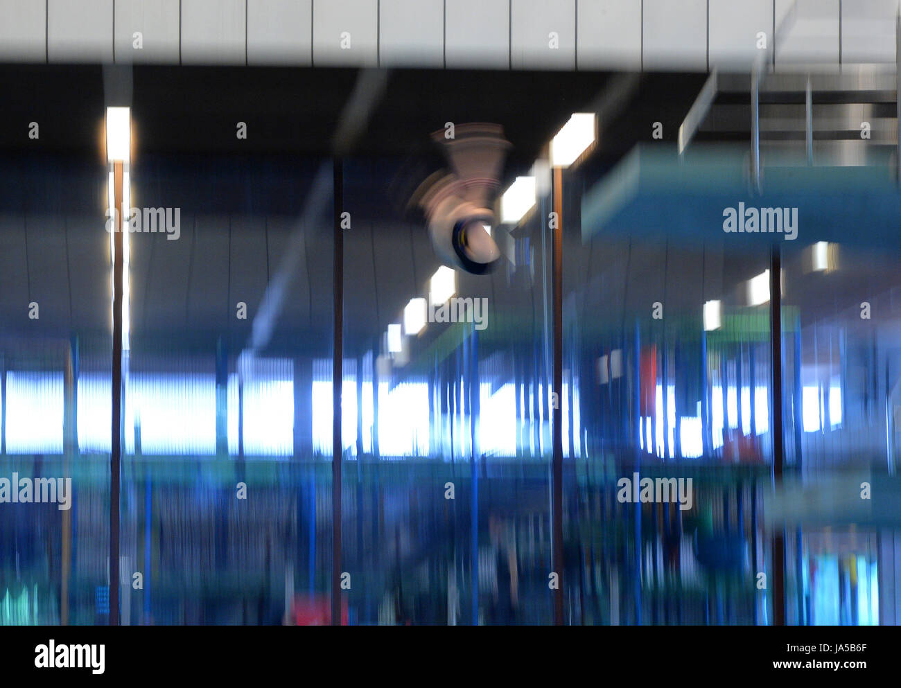 Competitors in action at the Woman's 10m platform final during the ...