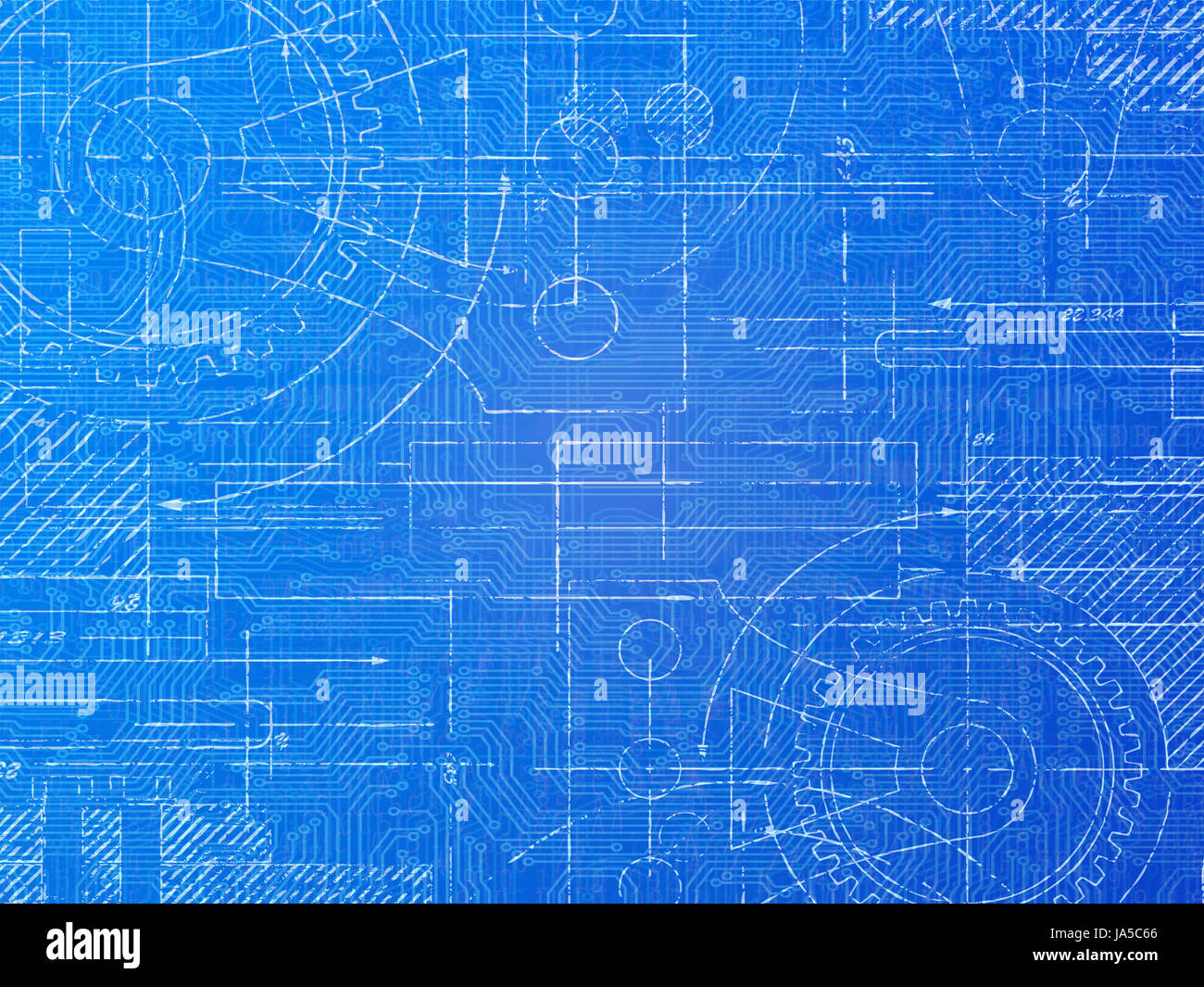 Technical drawing engine hi-res stock photography and images - Alamy