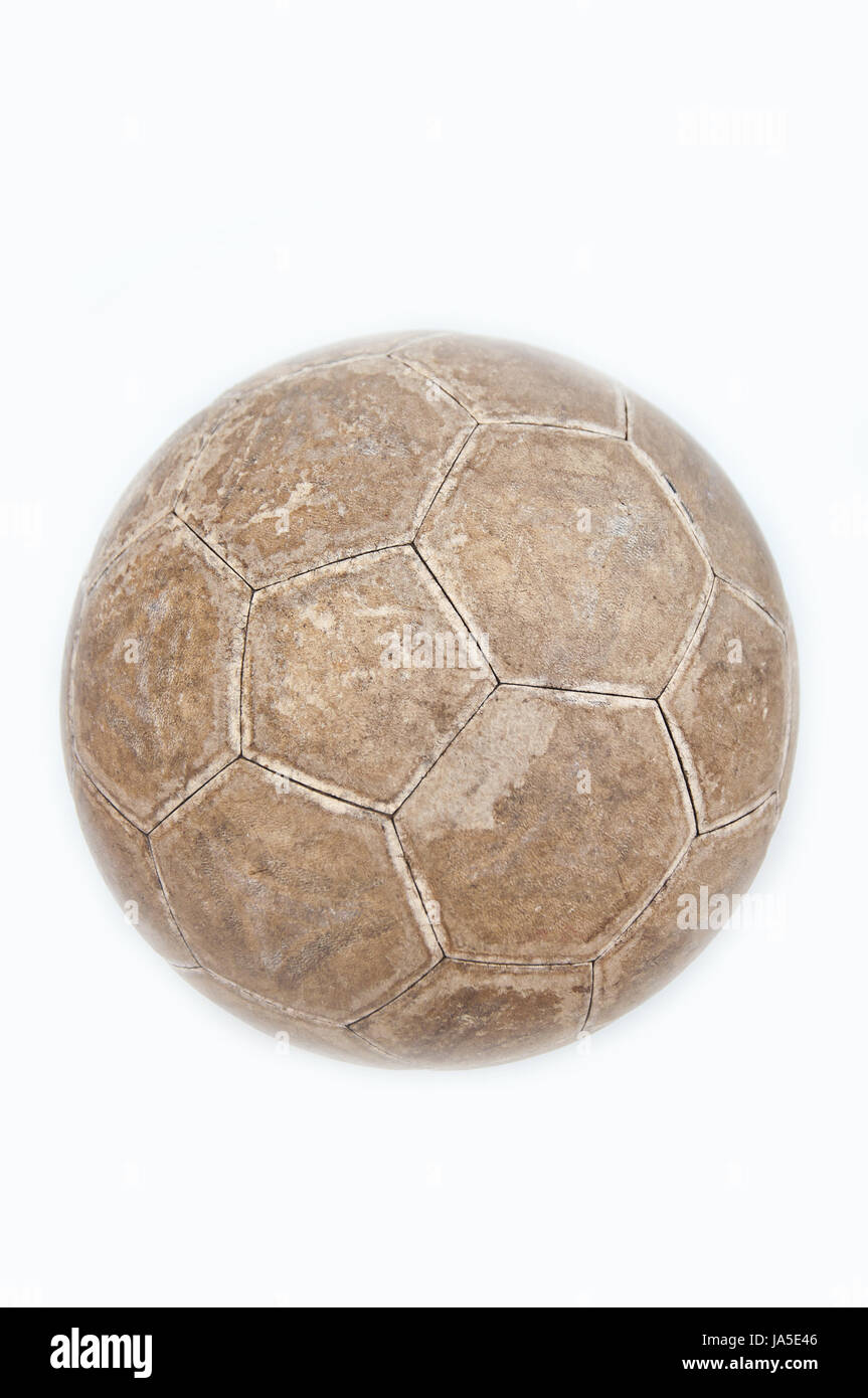 old football on white background Stock Photo - Alamy