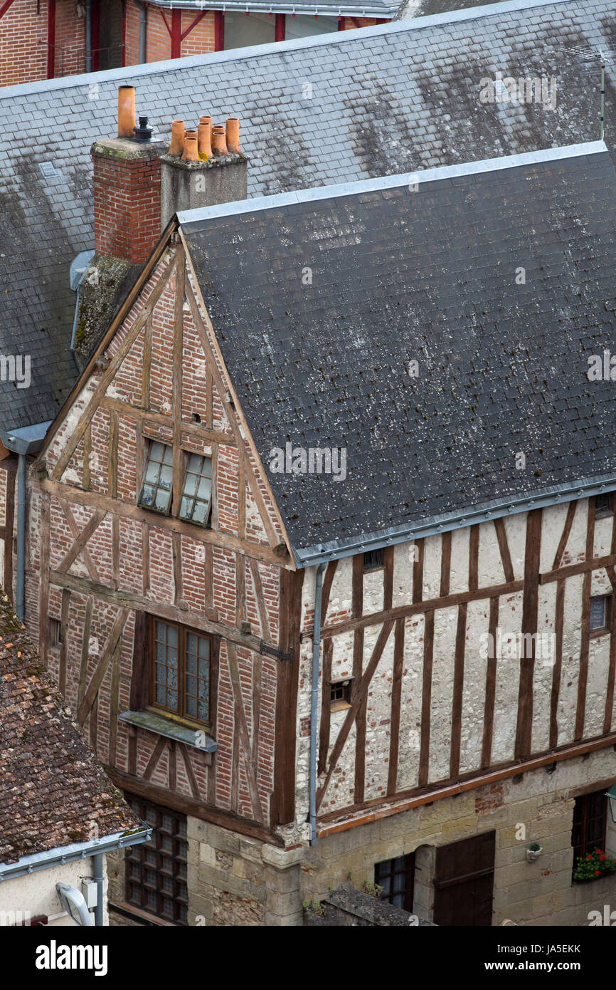 france, house, building, city, town, culture, wood, european, caucasian ...