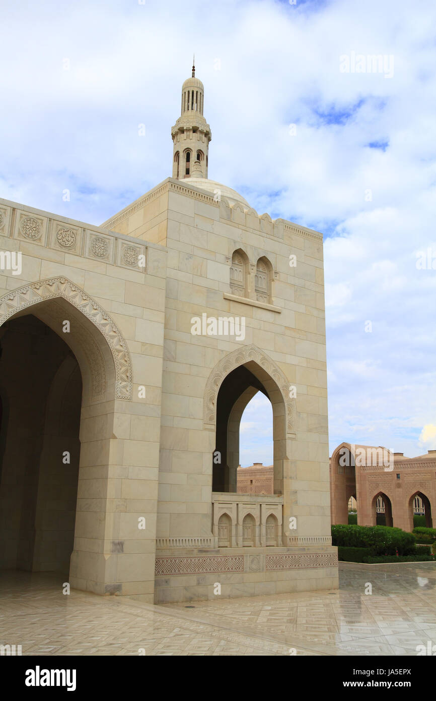 mosque, arabia, oman, religion, temple, monument, culture, stone, asia ...