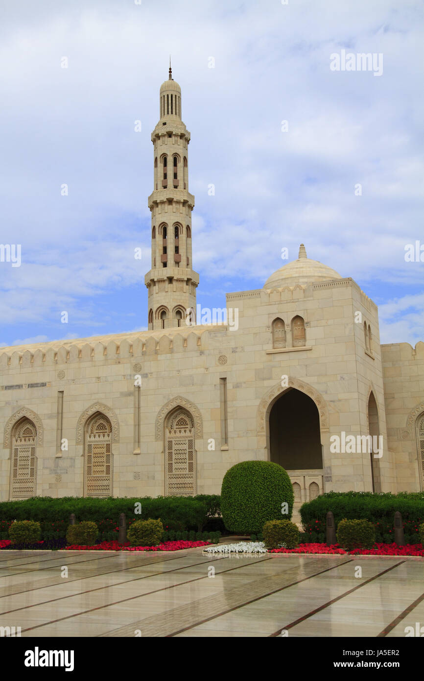 mosque, arabia, oman, religion, temple, monument, culture, stone, asia ...