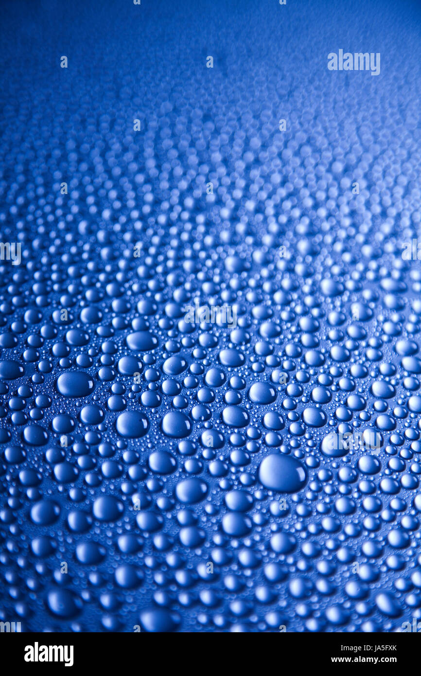 blue, drop, wet, abstract, abstraction, rain, water, drip, drops ...