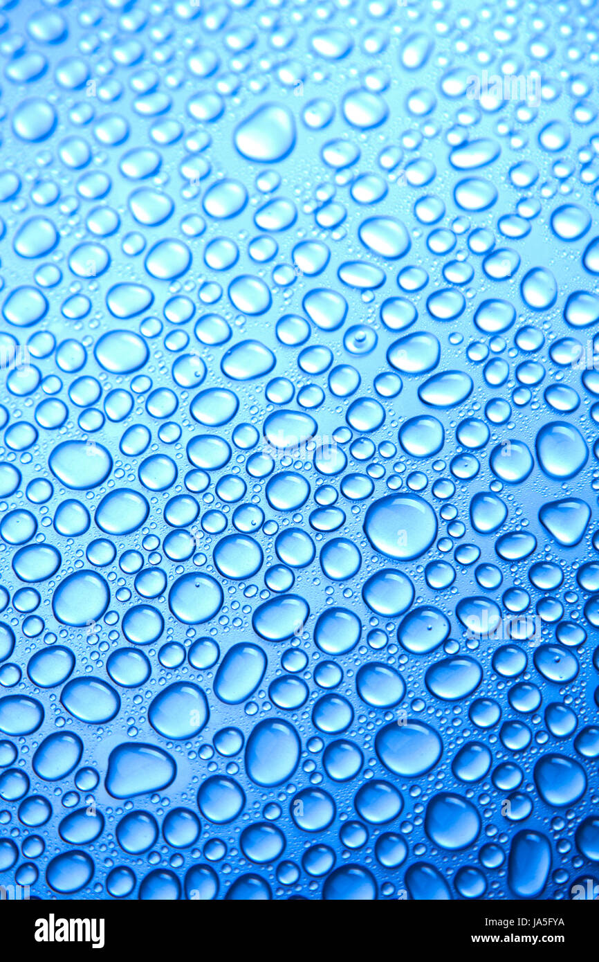 blue, drop, wet, abstract, abstraction, rain, water, drip, drops ...