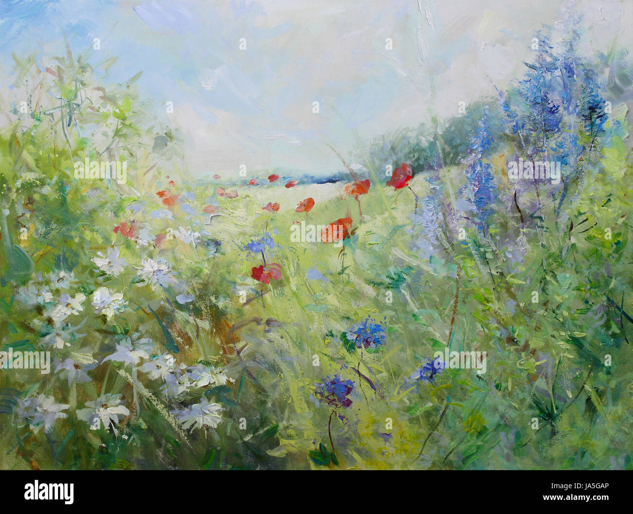 Landscape painting hi-res stock photography and images - Alamy