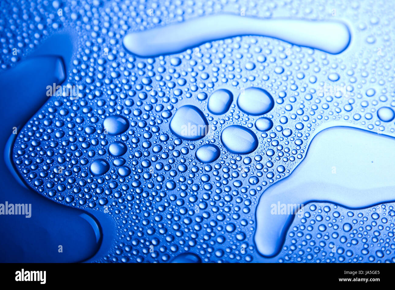 blue, drop, wet, abstract, abstraction, rain, water, drip, drops ...