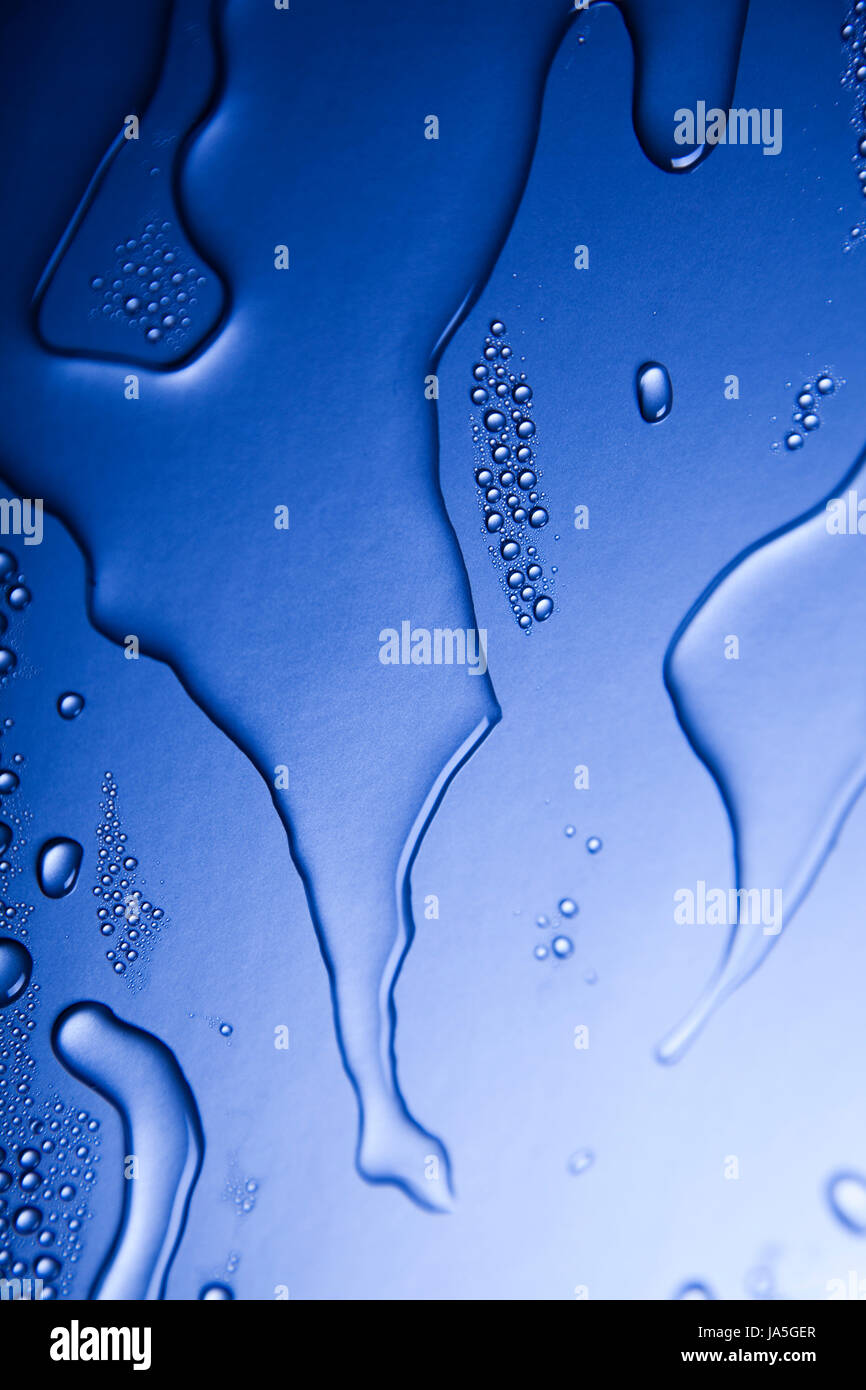 blue, drop, wet, abstract, abstraction, rain, water, drip, drops ...