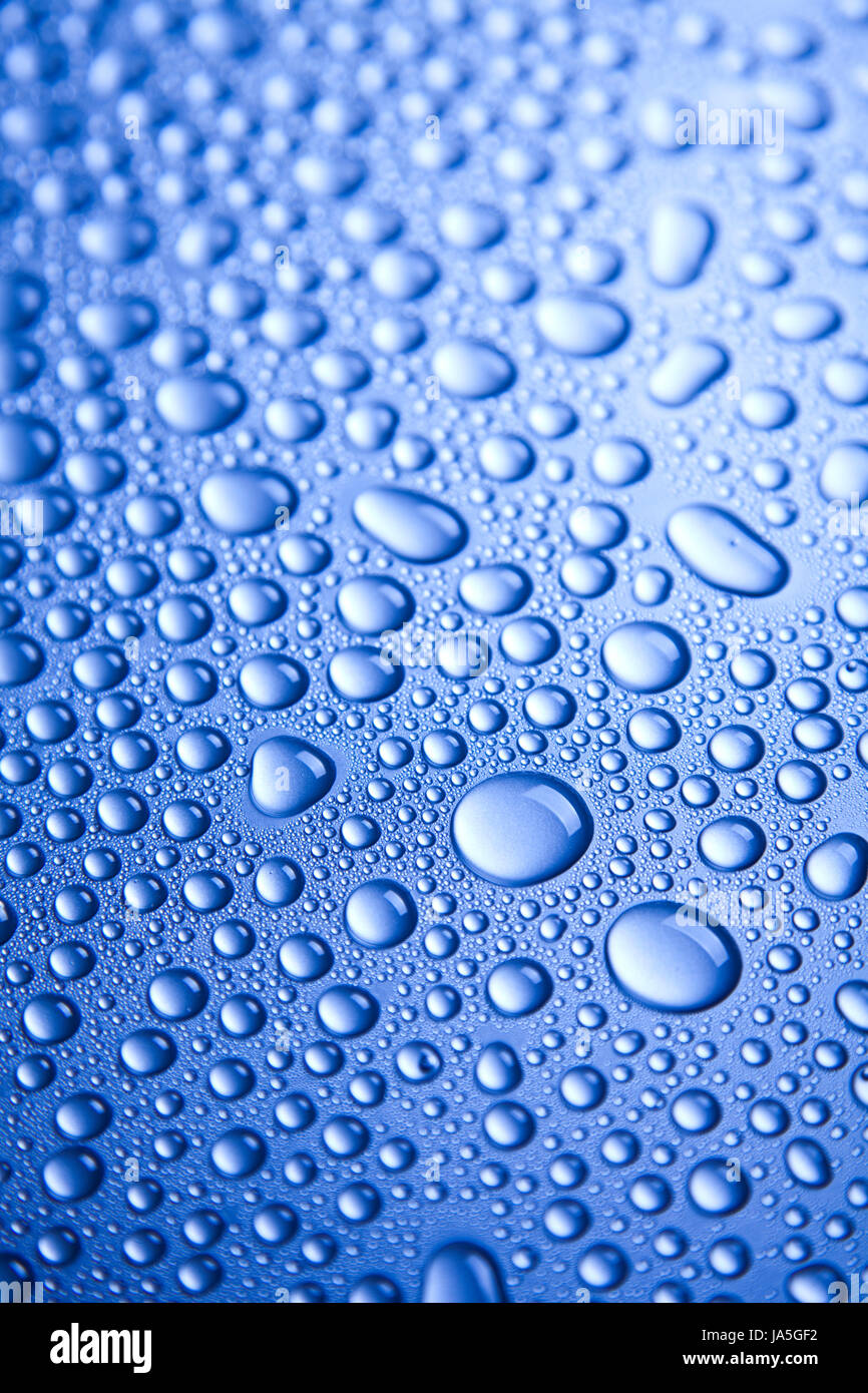 blue, drop, wet, abstract, abstraction, rain, water, drip, drops ...