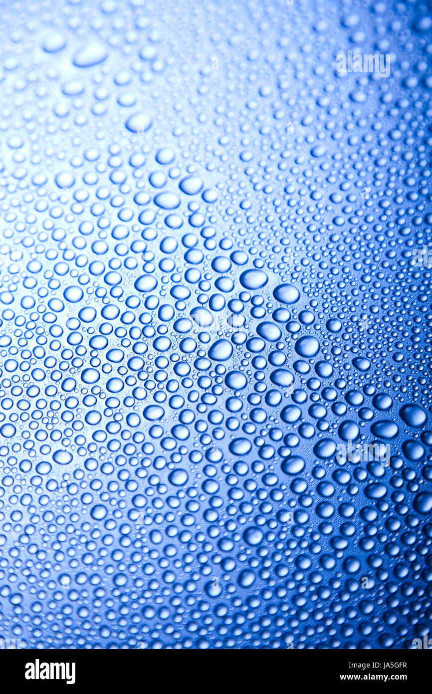 blue, drop, wet, abstract, abstraction, rain, water, drip, drops ...