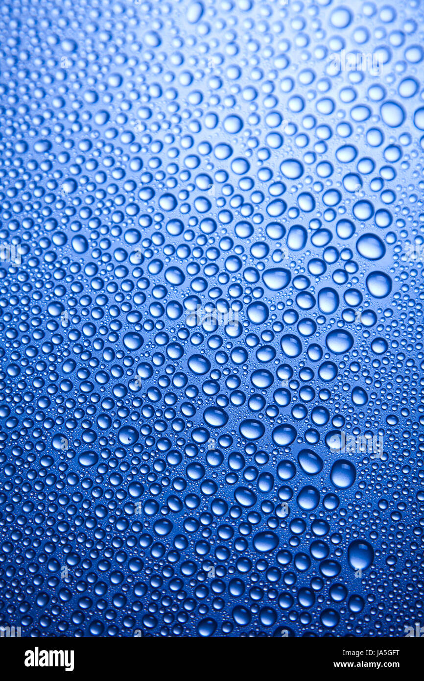 blue, drop, wet, abstract, abstraction, rain, water, drip, drops ...