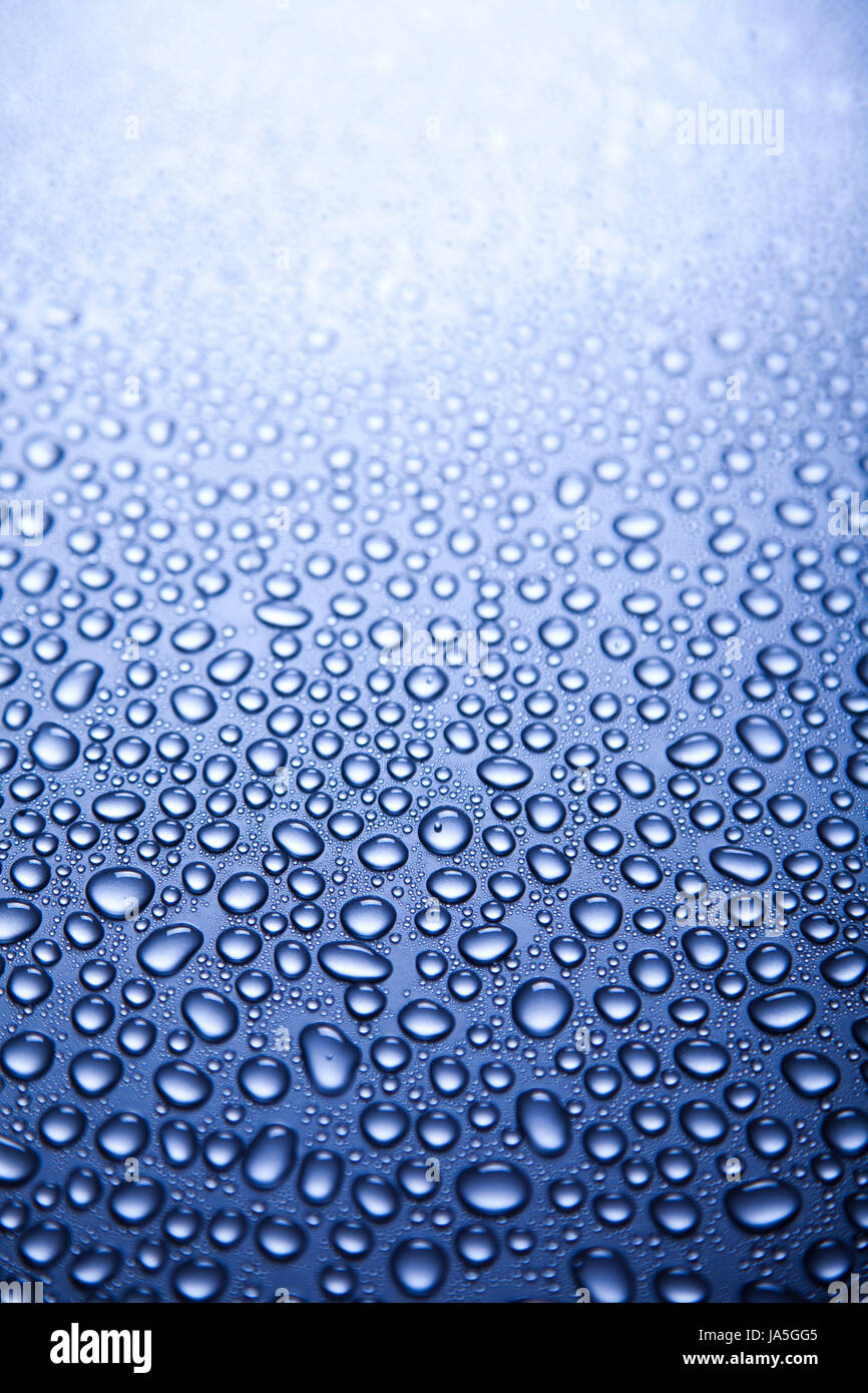 blue, drop, wet, abstract, abstraction, rain, water, drip, drops ...