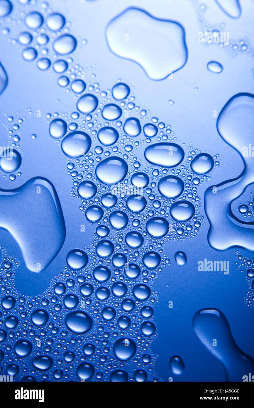 blue, drop, wet, abstract, abstraction, rain, water, drip, drops ...