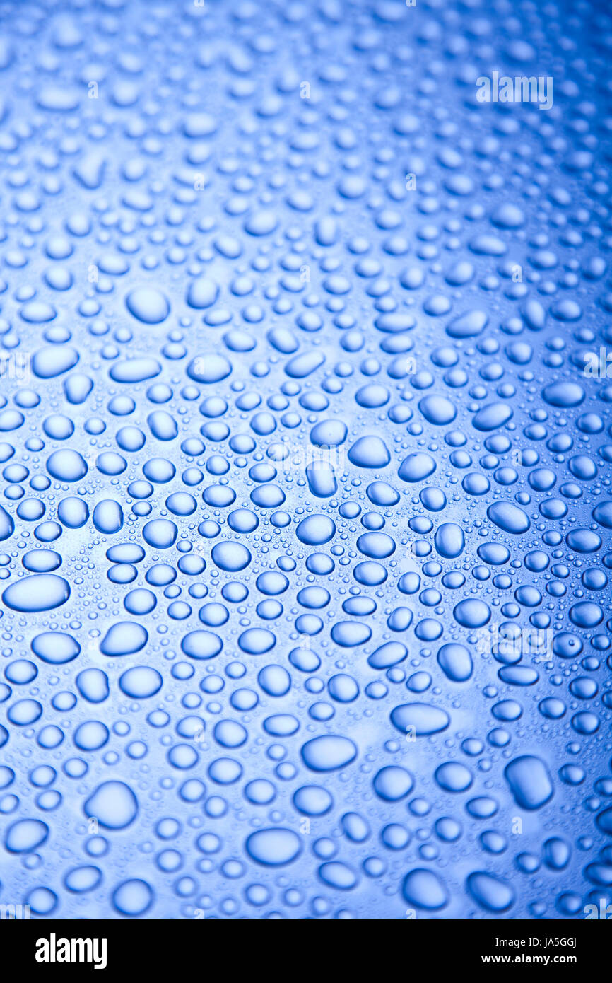 blue, drop, wet, abstract, abstraction, rain, water, drip, drops ...