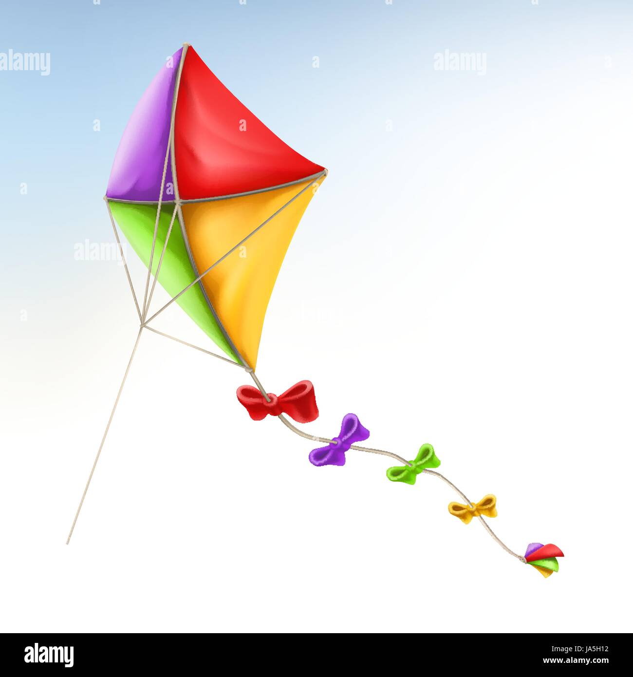 Kite, 3d vector icon Stock Vector Image & Art - Alamy