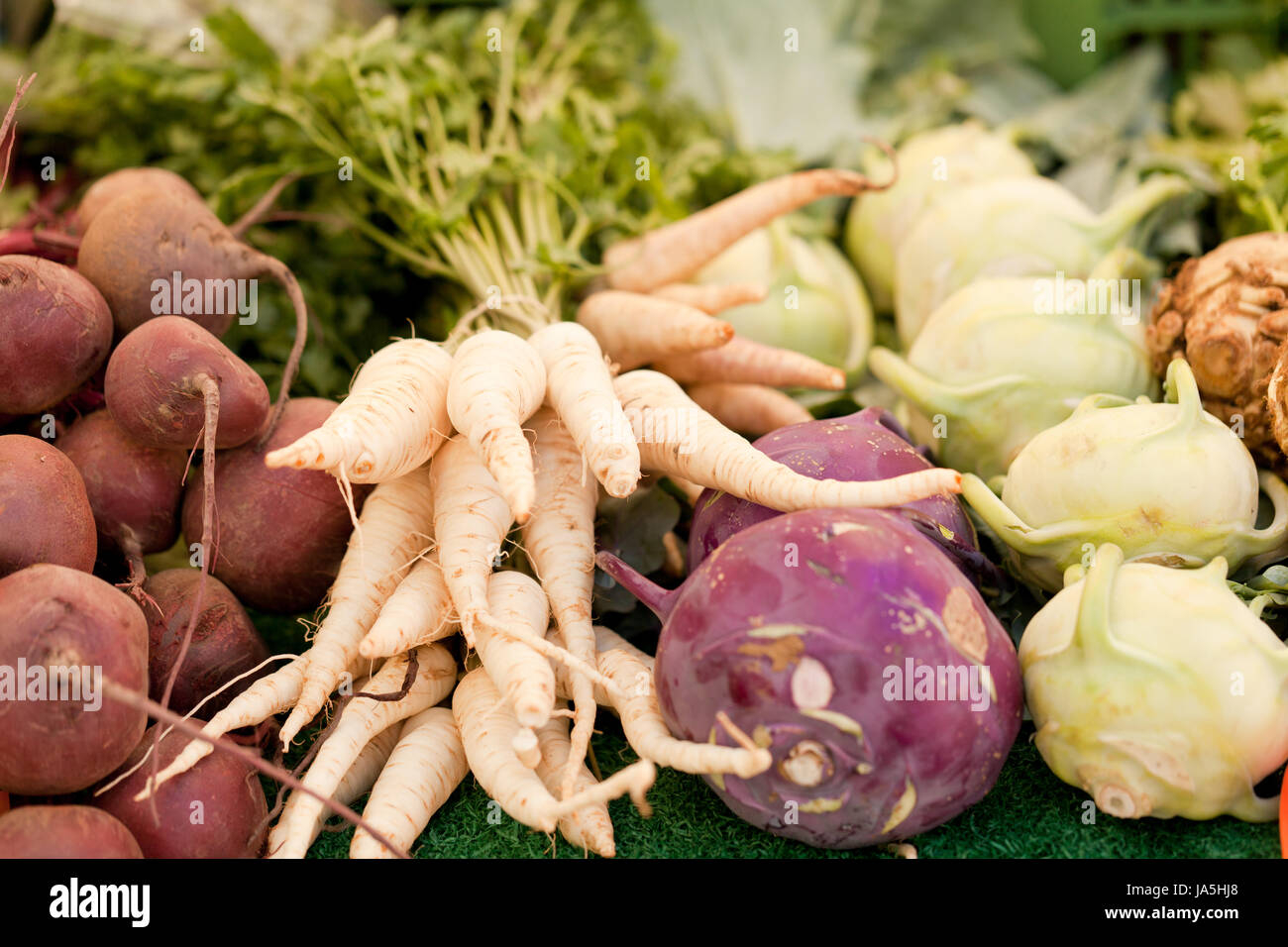 fresh healthy root vegetable soup vegetable macro Stock Photo - Alamy