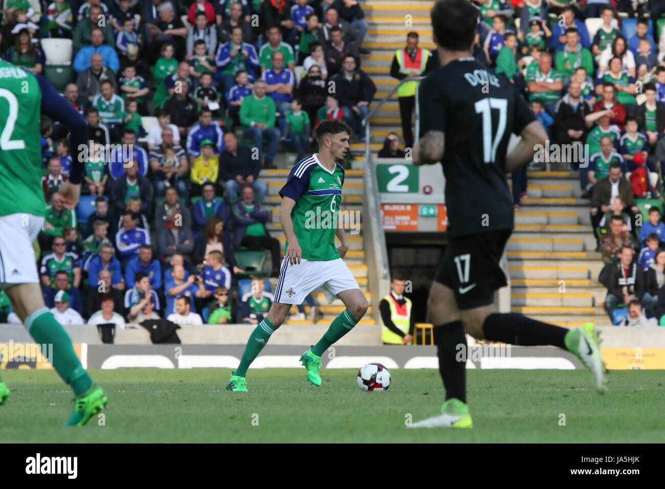 National Football Stadium at Windsor Park, Belfast. 02 June 2017 ...