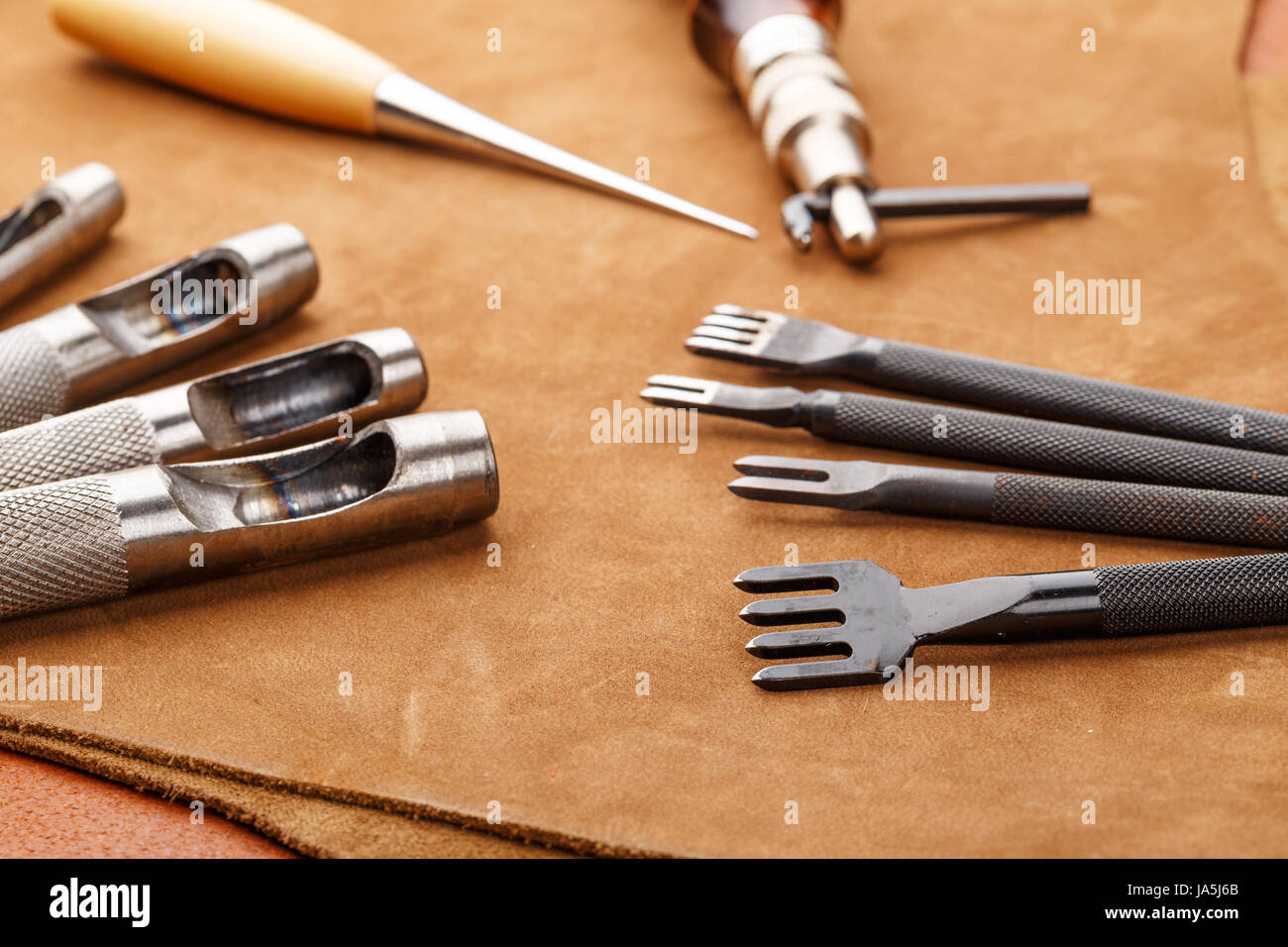 tool, leather, textile, liner, shoemaker, handmade, making, awl ...