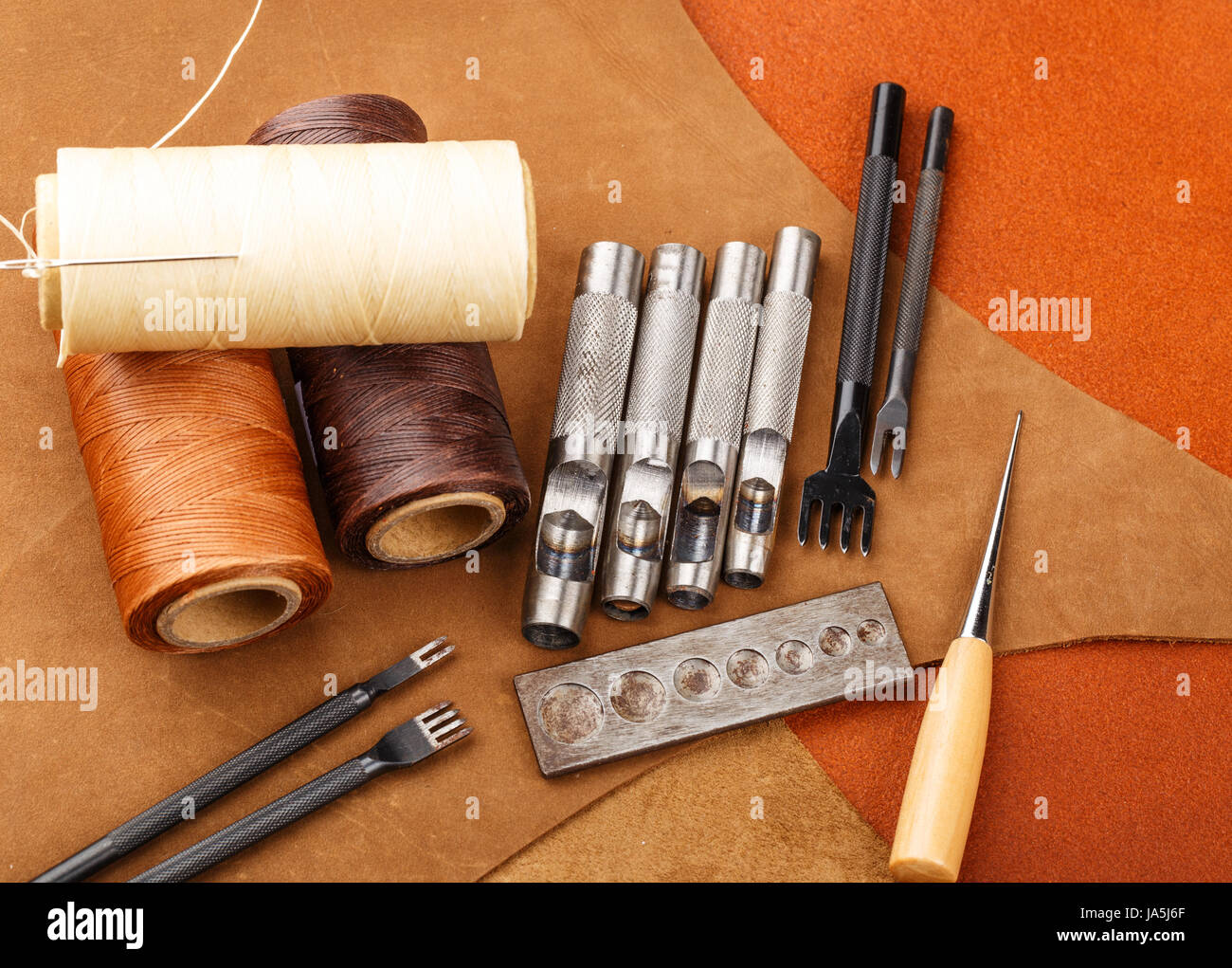 tool, cow, textile, needle, equipment, shoemaker, handmade, awl, line ...