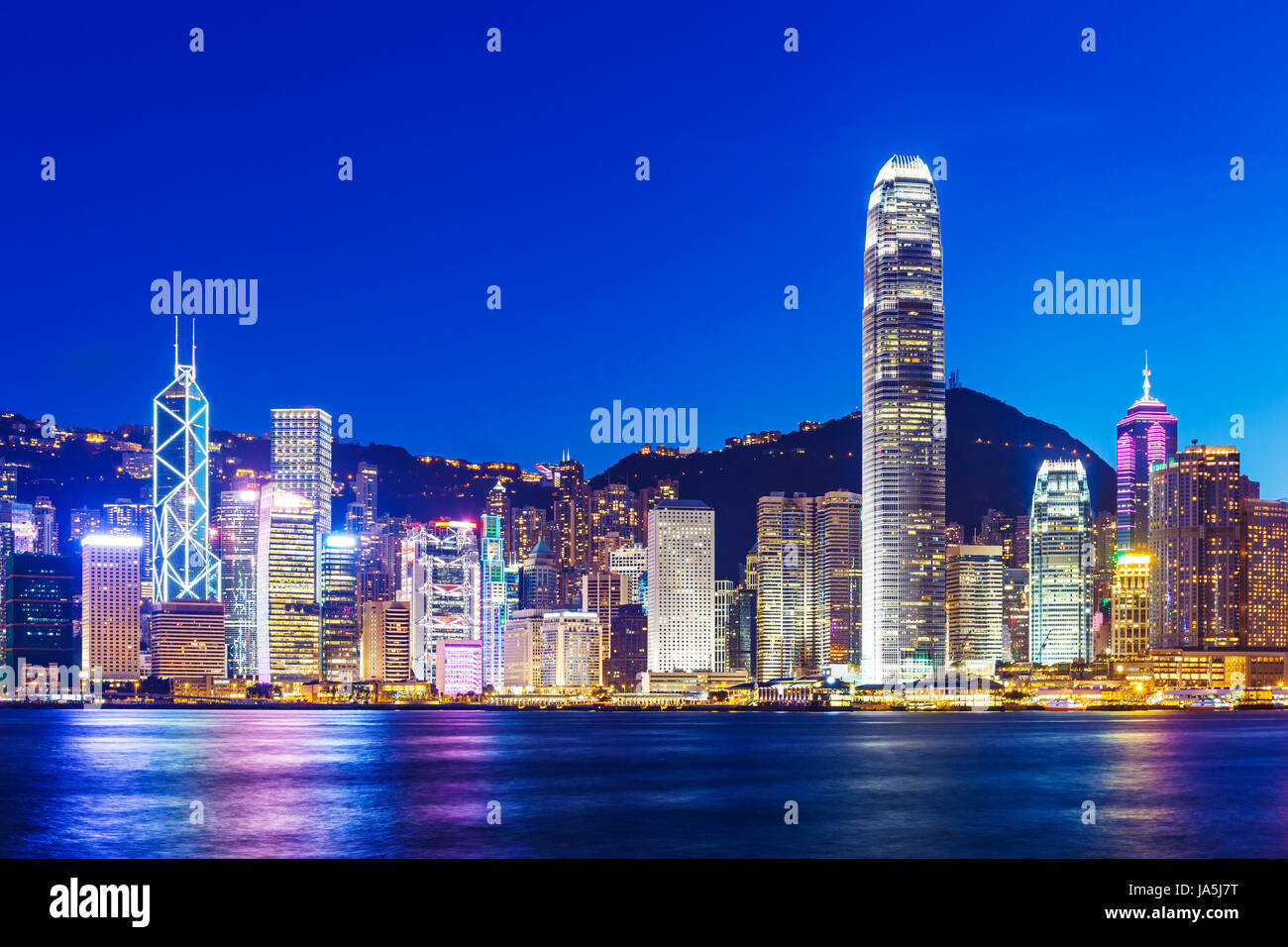 city, town, night, nighttime, office building, office block, block of ...