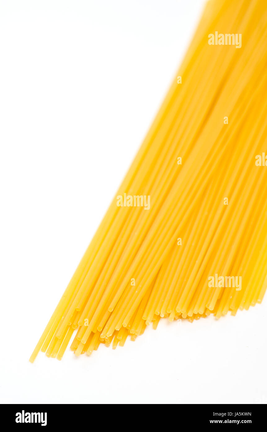 raw pasta spaghettini Stock Photo - Alamy