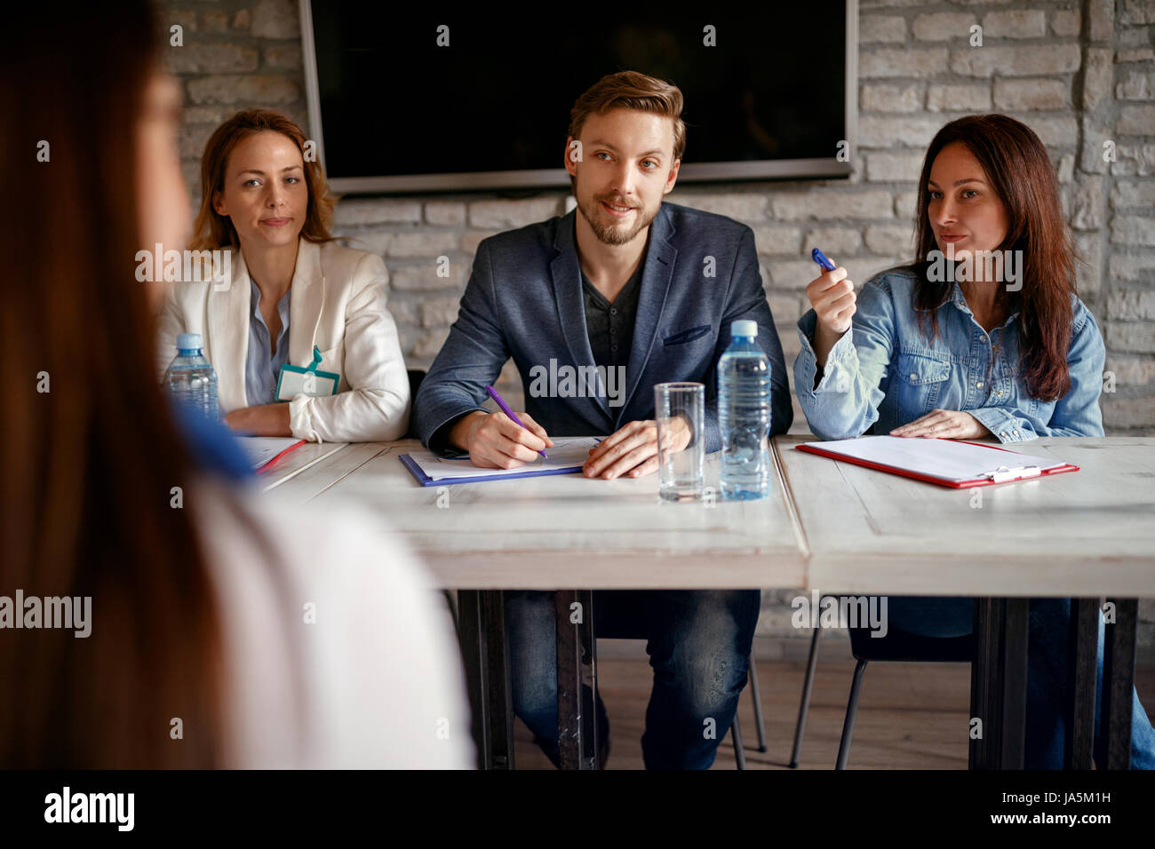 Creative job interview hi-res stock photography and images - Alamy