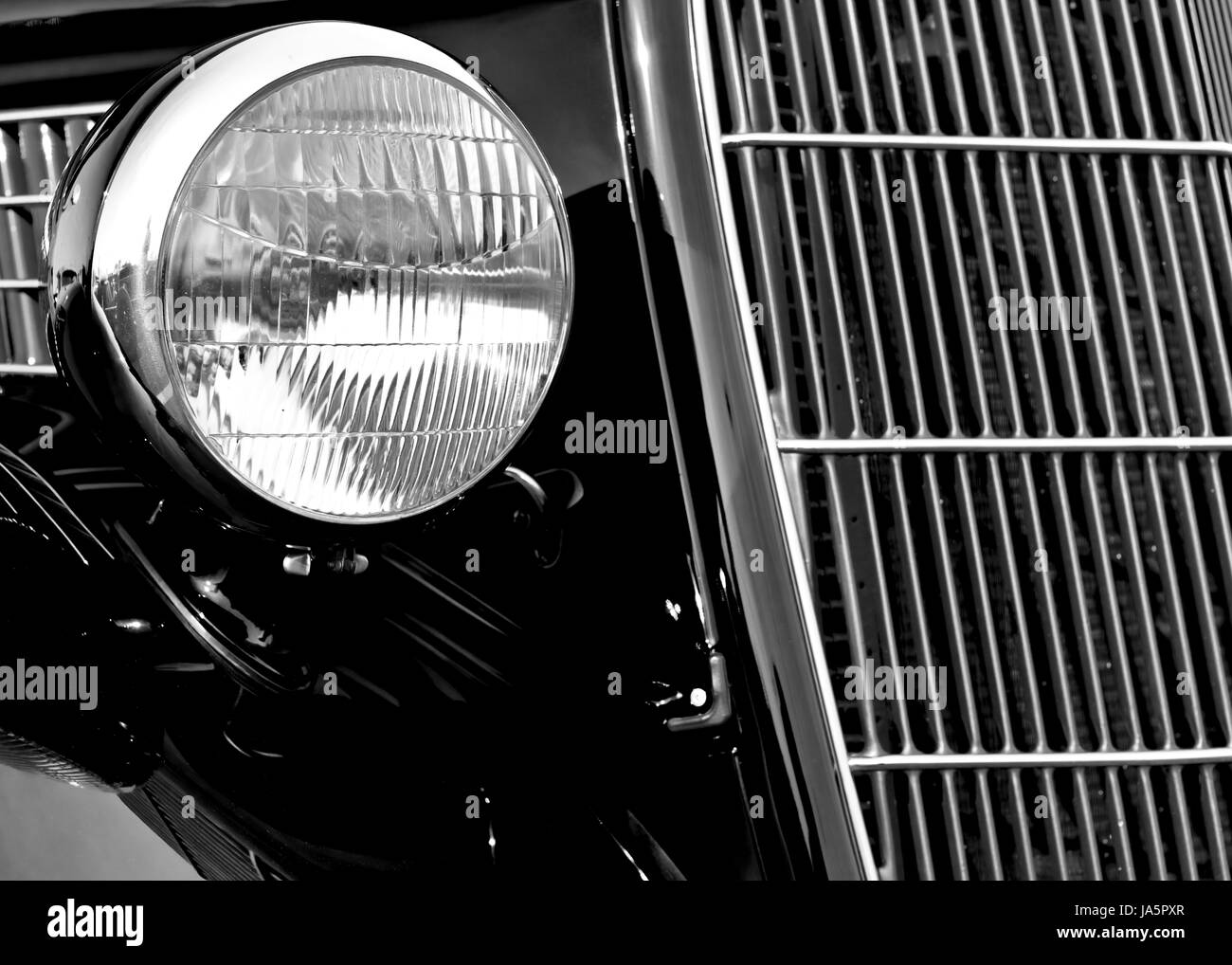 American motor vehicle Black and White Stock Photos & Images - Alamy