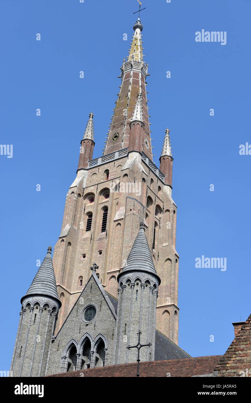 blue, tower, church, style of construction, architecture, architectural ...