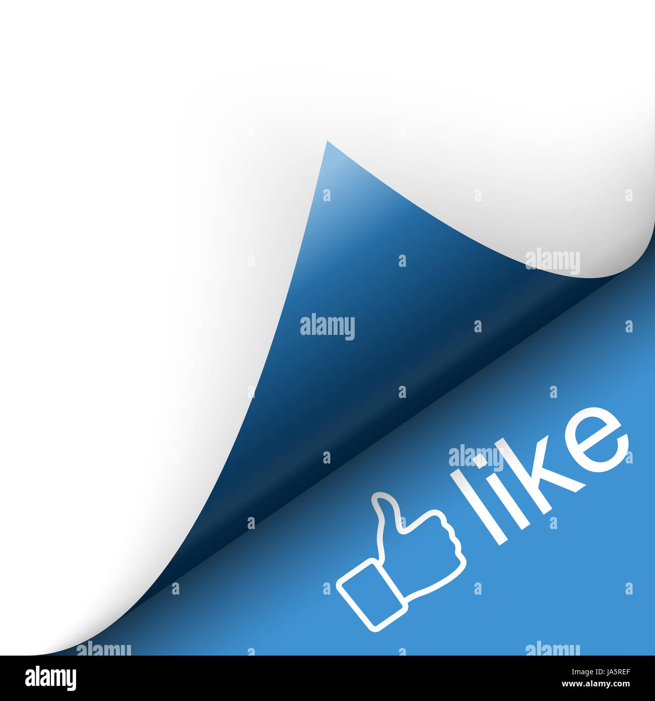 Curved edge paper hi-res stock photography and images - Alamy