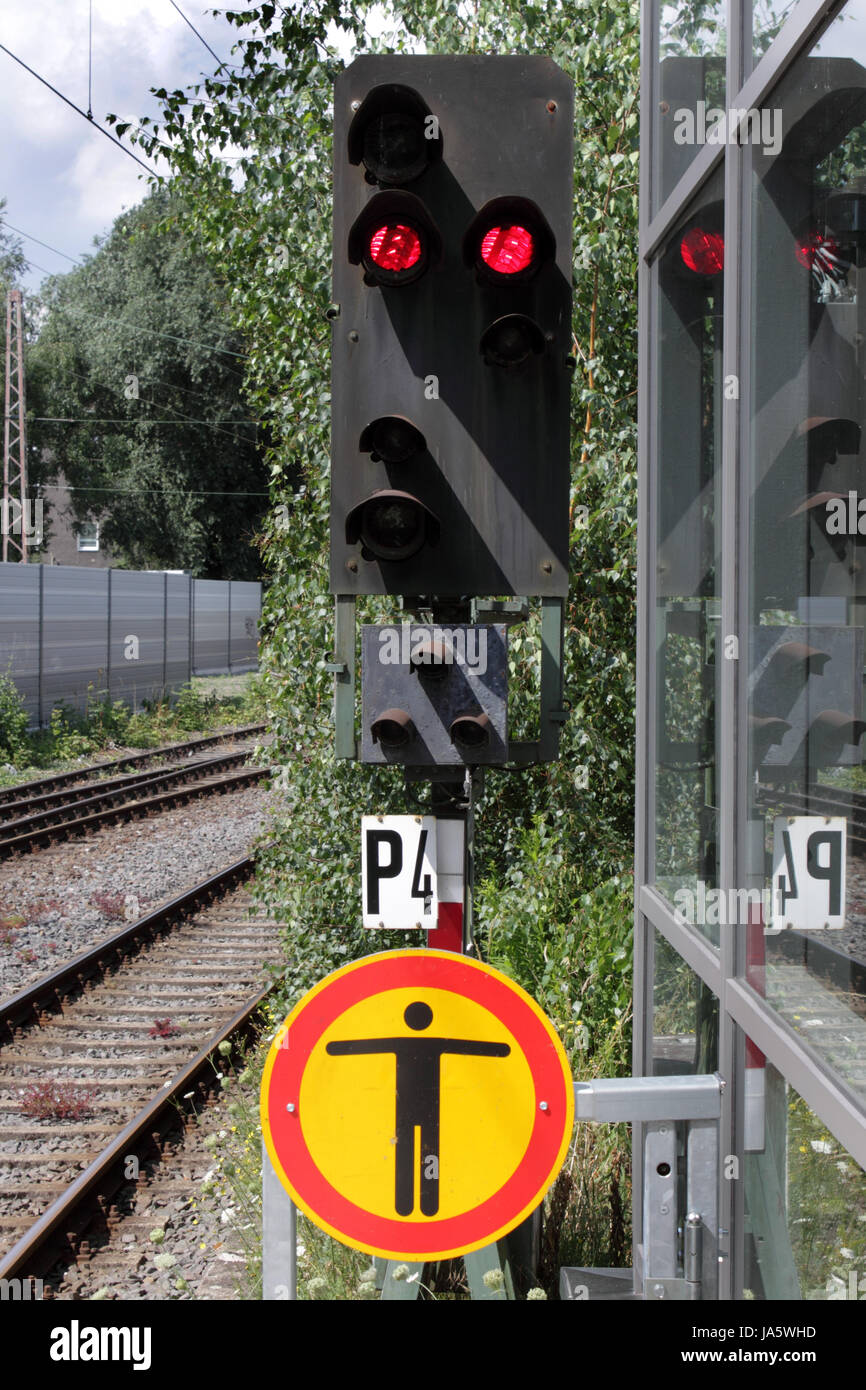 sign, signal, station, railway, locomotive, train, engine, rolling ...