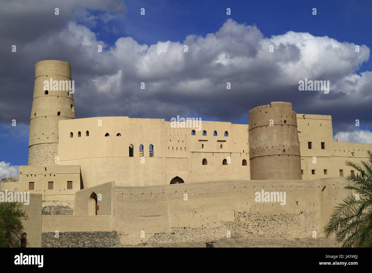 fortress, arabia, castle, sultanate, oman, chateau, tower, travel ...