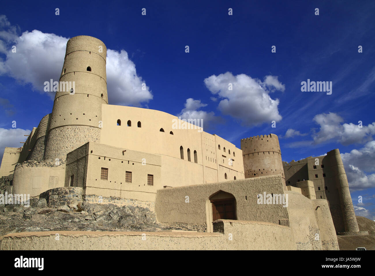 fortress, arabia, castle, sultanate, oman, chateau, tower, travel ...
