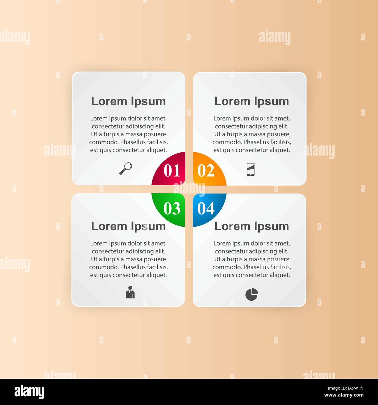 3D infographic design template and marketing icons Stock Vector Image ...