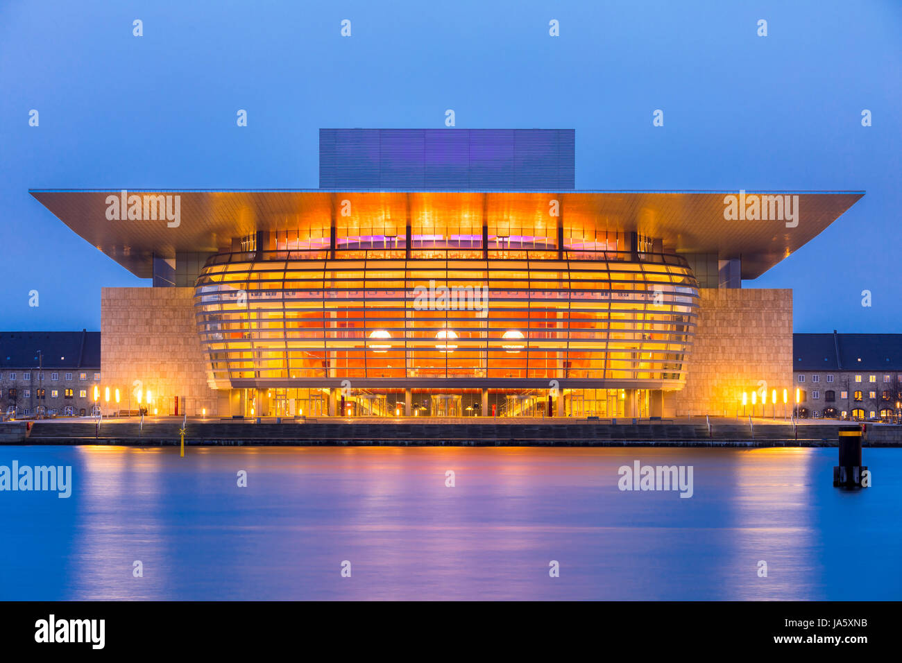 Copenhagen opera house night hi-res stock photography and images - Alamy