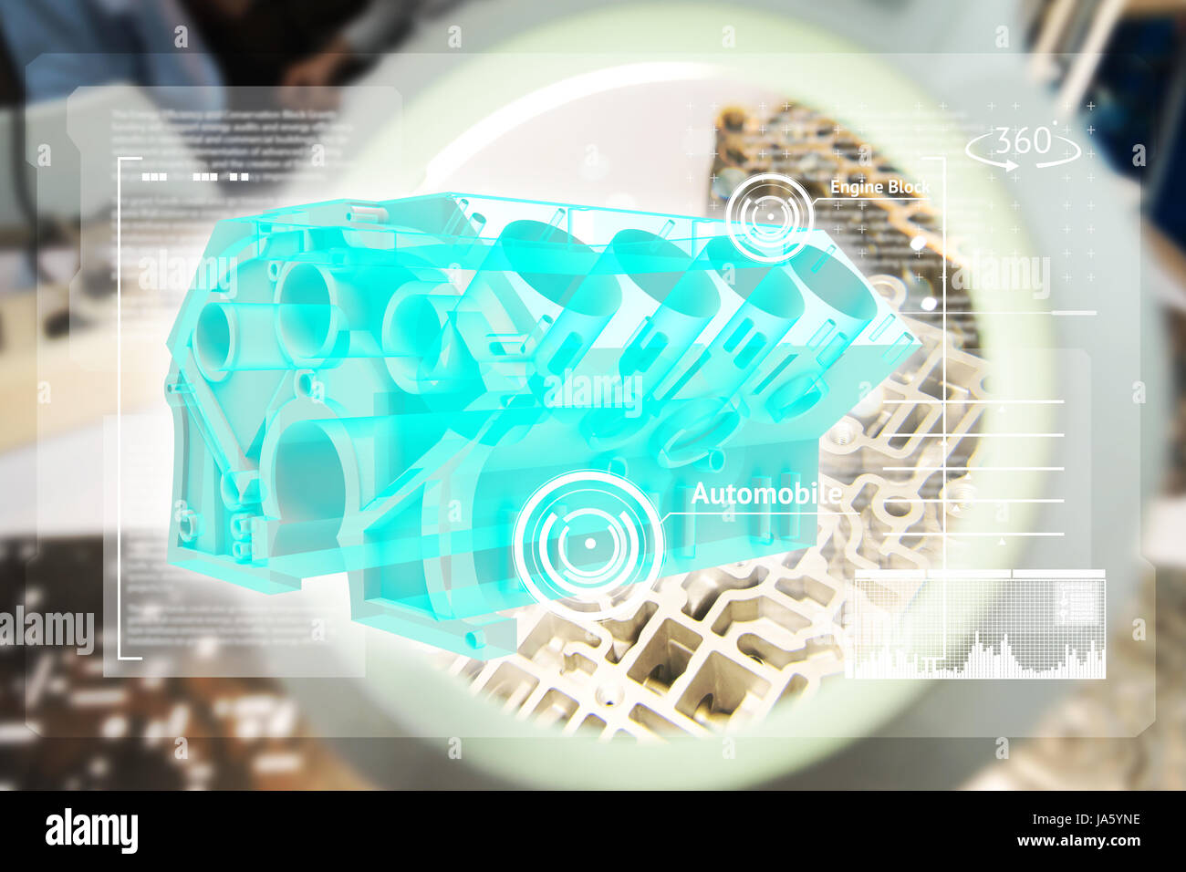 Augmented reality industrial magnifying glass lamp technology and ...